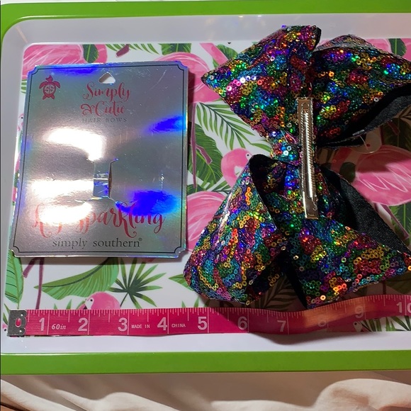 Simply Southern | Accessories | 2 Simply Southern Sequin Girl Bows Hair ...